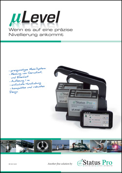 宣传册 | Status Pro Maschinenmesstechnik GmbH Bochum